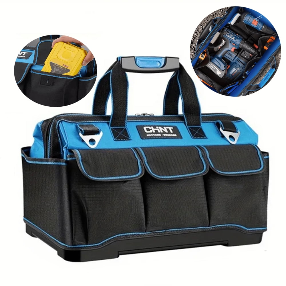 14-inch Tool Bag, Waterproof Dustproof Oxford Canvas Multifunctional ...