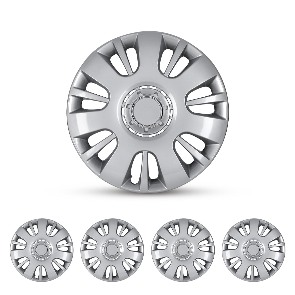14 inch Universal Hubcaps,Wheel Rims Cover,Snap on Car Truck SUV,Set Of ...