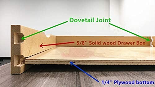 14 inch Width Drawer Wood Pull Out Tray Drawer Box Kitchen Cabinet ...