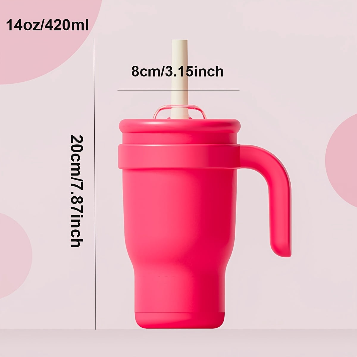 14-ounce stainless steel with handle insulated drinking cup – leak ...