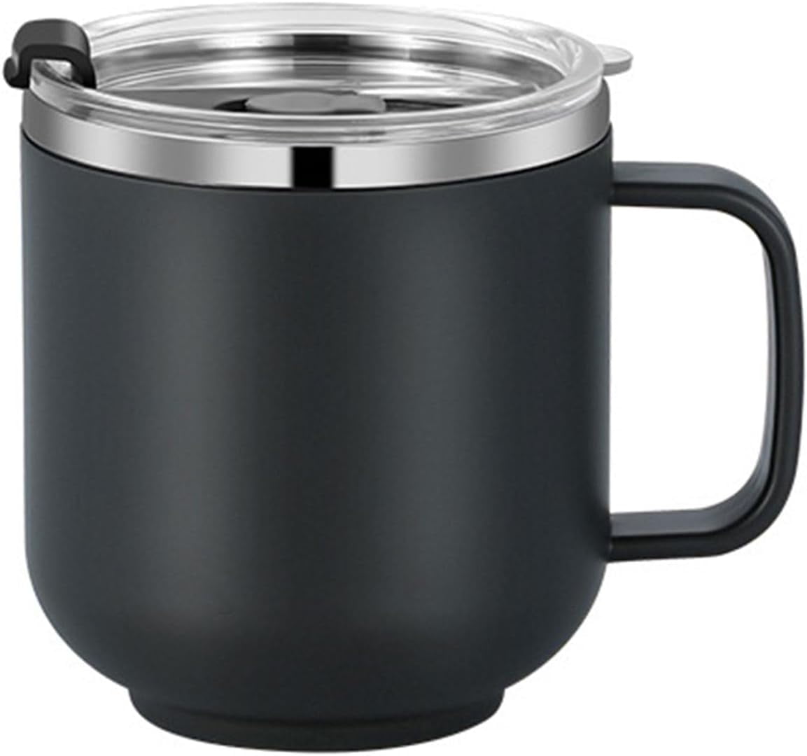 14 oz Coffee Mug, Vacuum Insulated Camping Mug with Lid, Double Wall ...