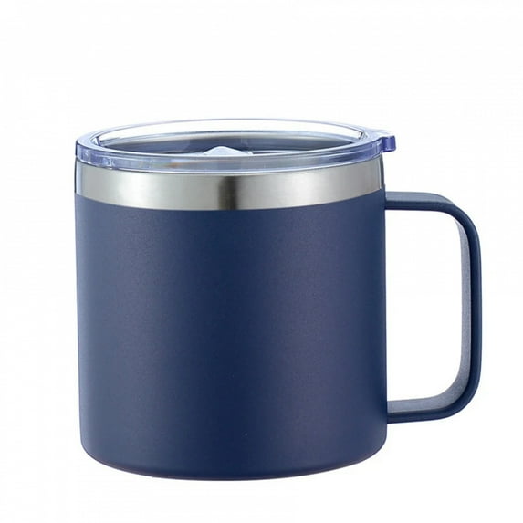 14 oz Coffee Mug, Vacuum Insulated Camping Mug with Lid, Double Wall ...