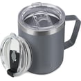 14 oz Coffee Mug, Vacuum Insulated Camping Mug with Lid, Double Wall ...