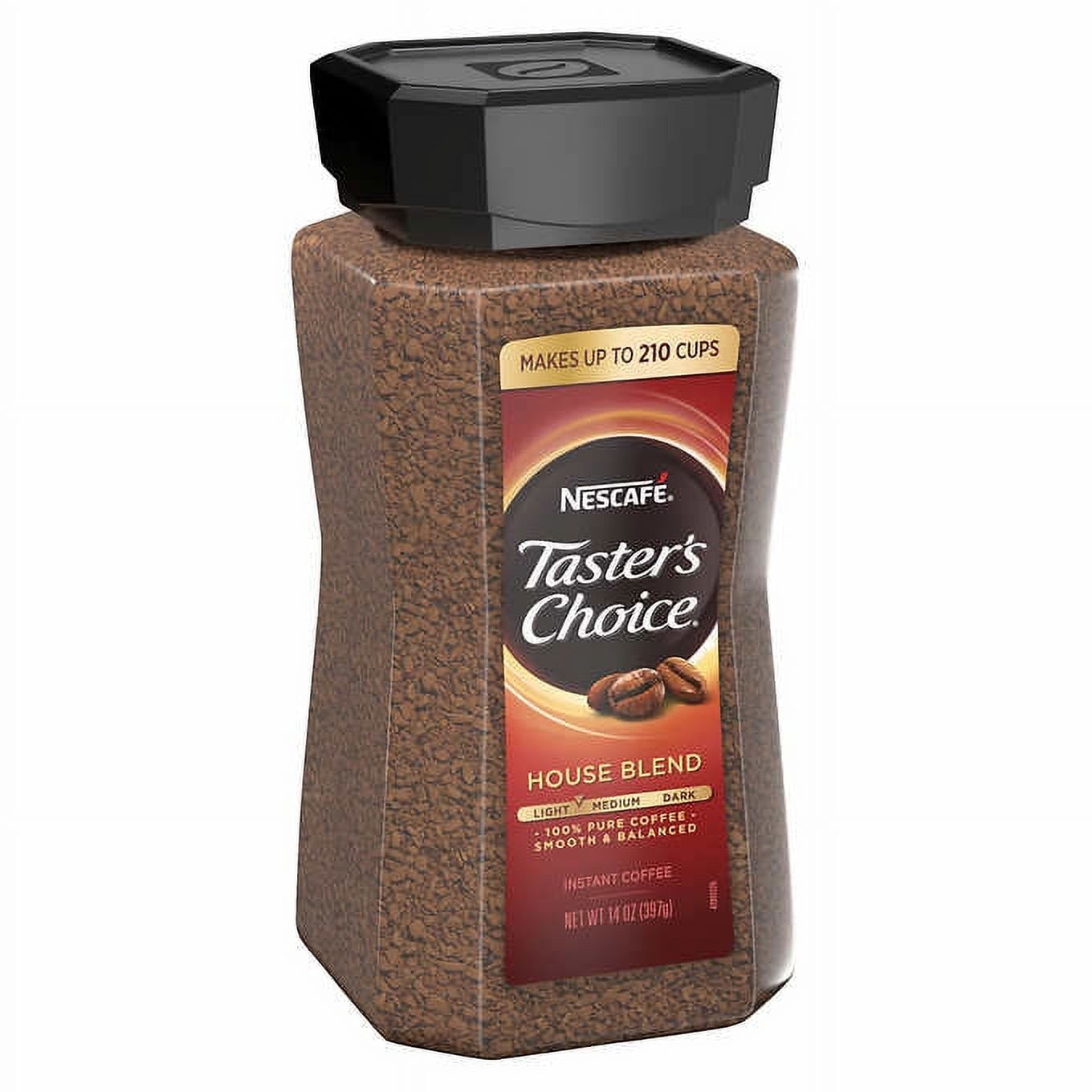 14 oz House Blend NescaféTaster's Choice Instant Coffee - Walmart.com