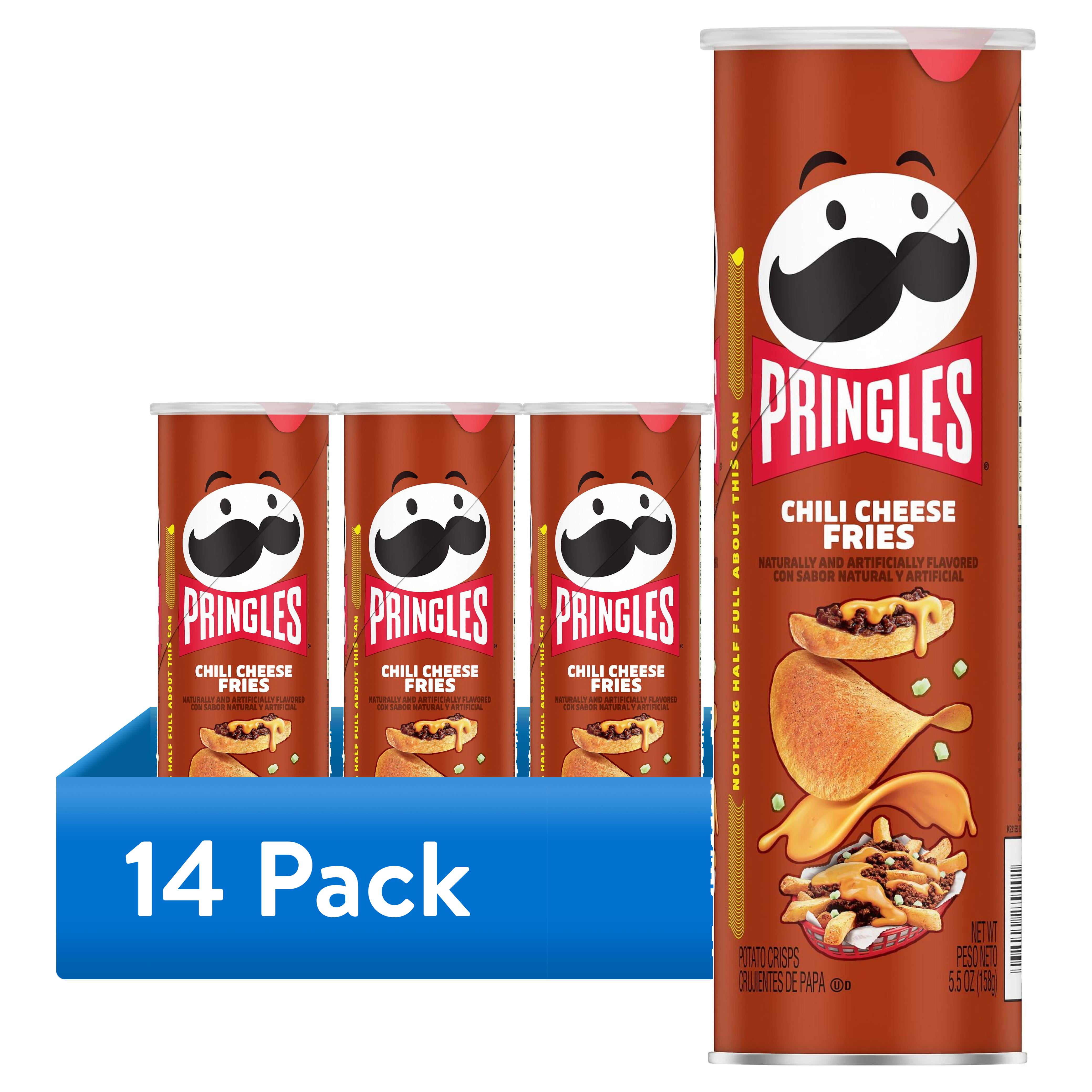 (14 pack) Pringles Chili Cheese Fries Potato Crisps Chips, Lunch Snacks ...