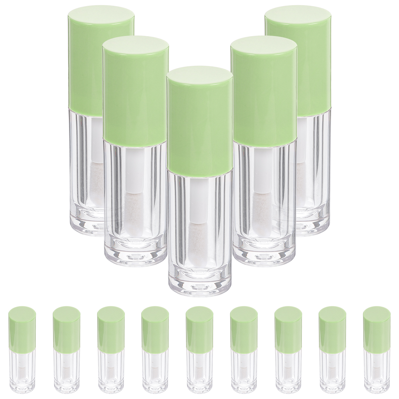 14 pcs Empty Lip Gloss Bottles Refillable Lip Balm Container Plastic ...
