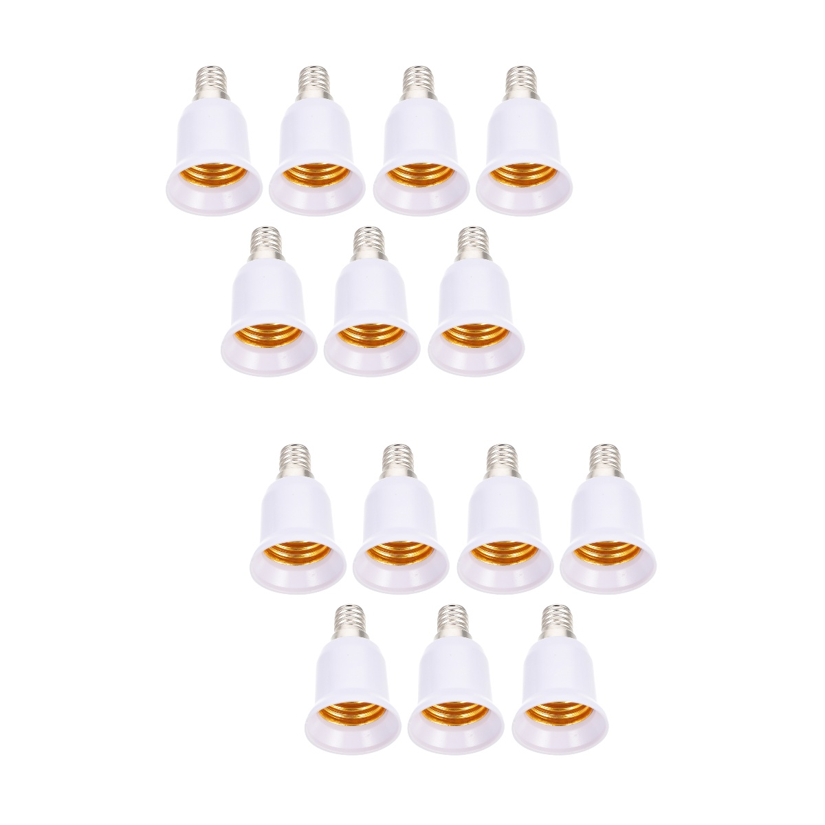 14 pcs Lamp Holders Converters E14 to E27 Light Bulb Bases Lamp ...