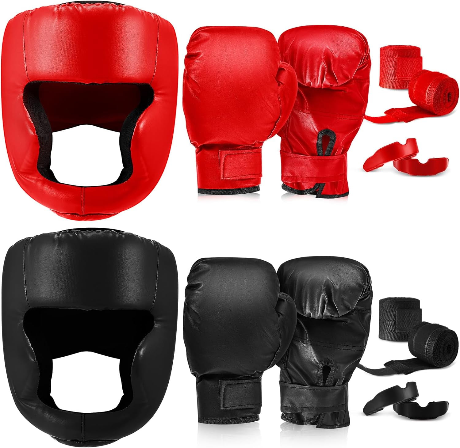 14-piece boxing set includes 2 pairs of 16-ounce (approximately 453.6 ...