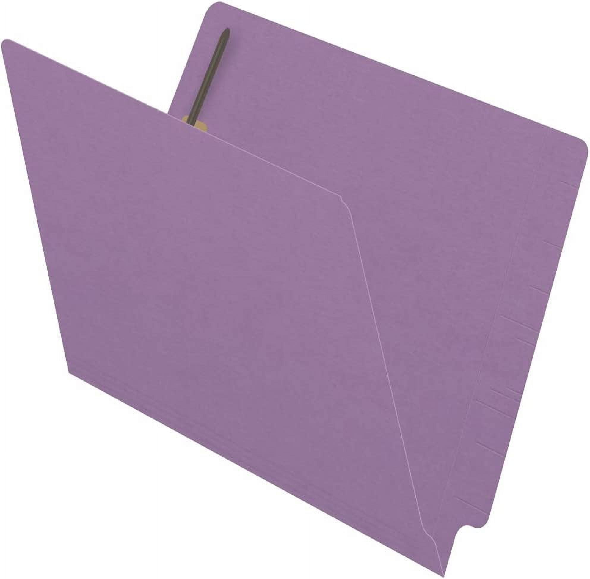 14 pt Color Folders, Full Cut 2-Ply End Tab, Letter Size, 2 Fasteners ...