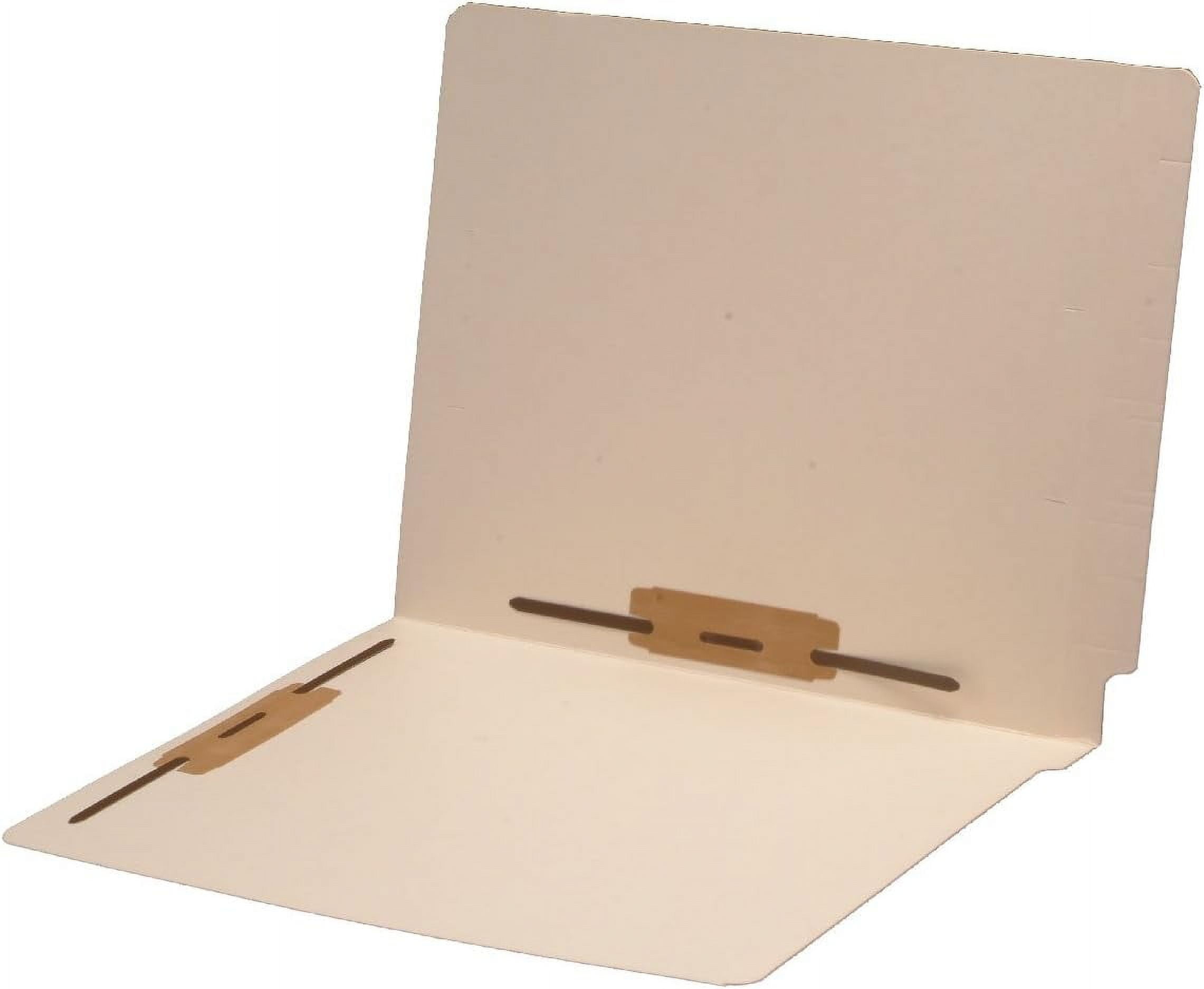 14 pt Manila Folders, Full Cut 2-Ply End Tab, Letter Size, Fastener Pos ...