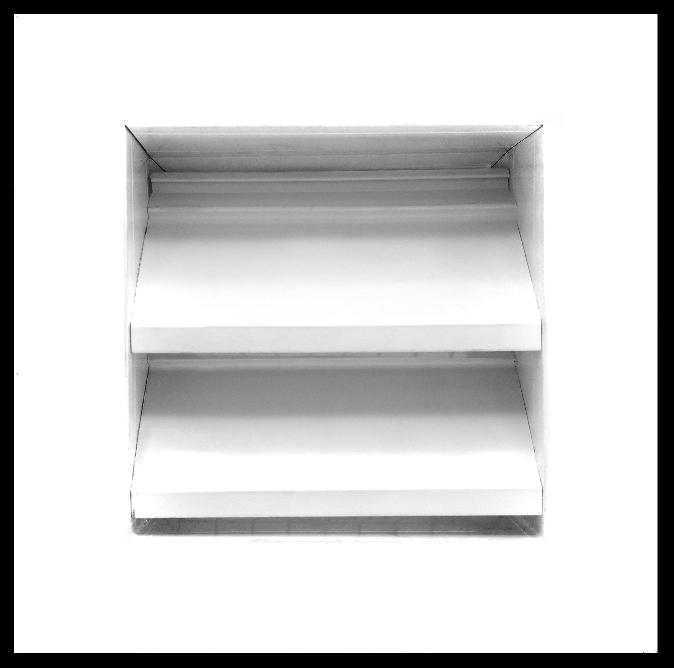 14"w X 14"h White-Aluminum Outdoor Weather Proof Louvers - Rain ...