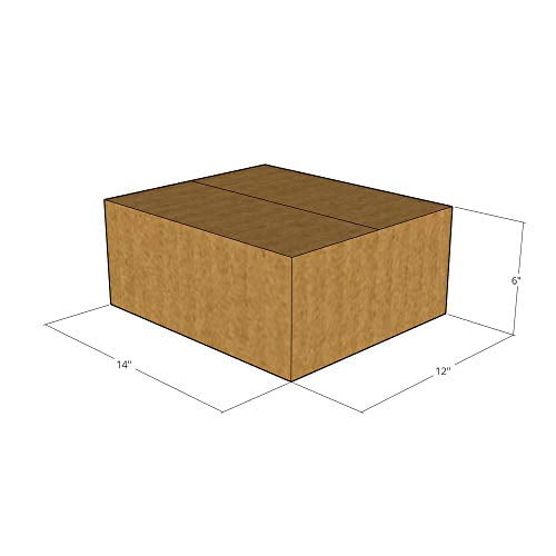 14" x 12" x 6" Corrugated Boxes 32 ECT (Pack of 5-14x12x6) | Quality ...