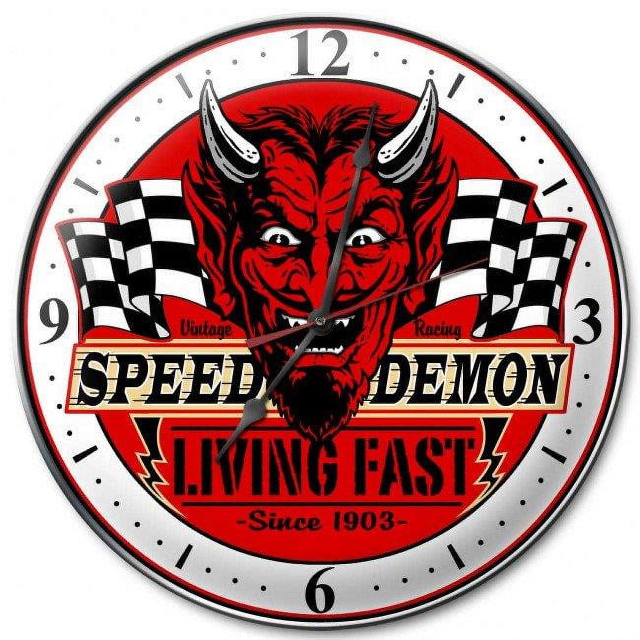 14 x 14 in. Steve McDonald Demon Clock Sign - Walmart.com