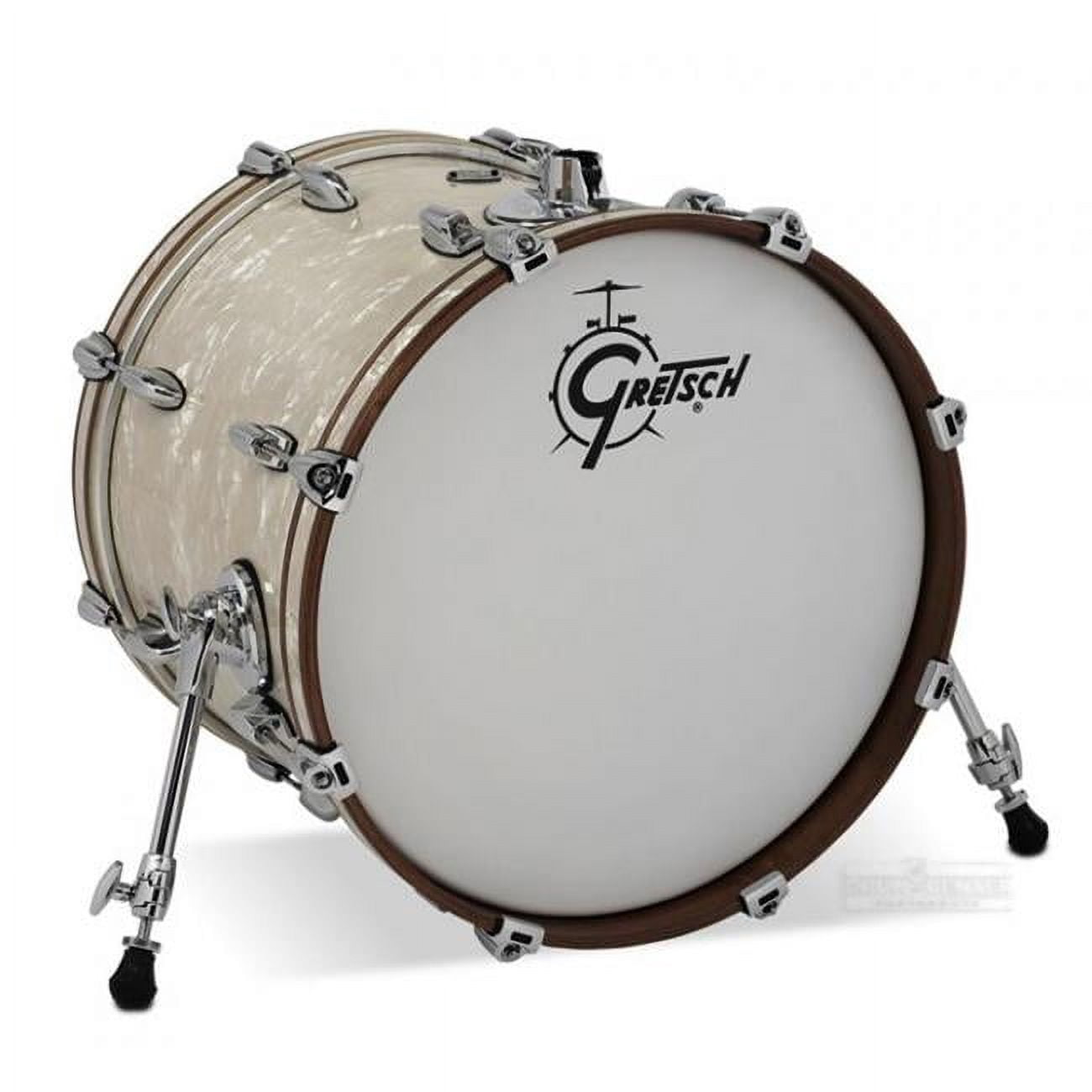 14 x 18 in. Renown Bass Drum, Vintage Pearl - Walmart.com