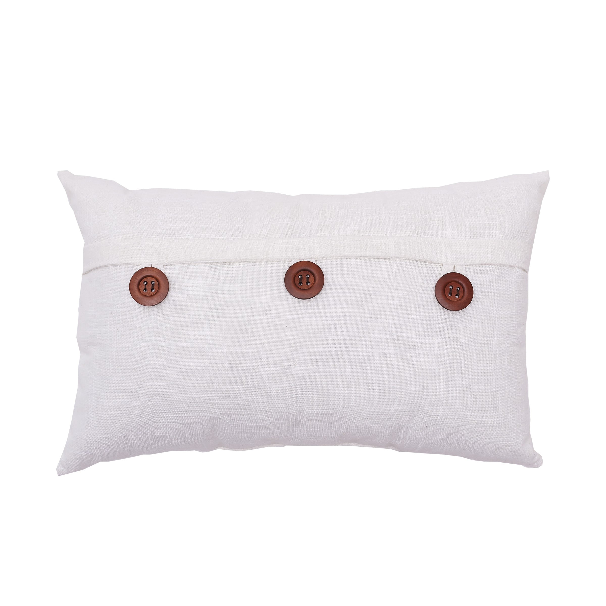 14" x 22" Cream Tone Envelope Embroidered Lumbar Accent Throw Pillow w ...