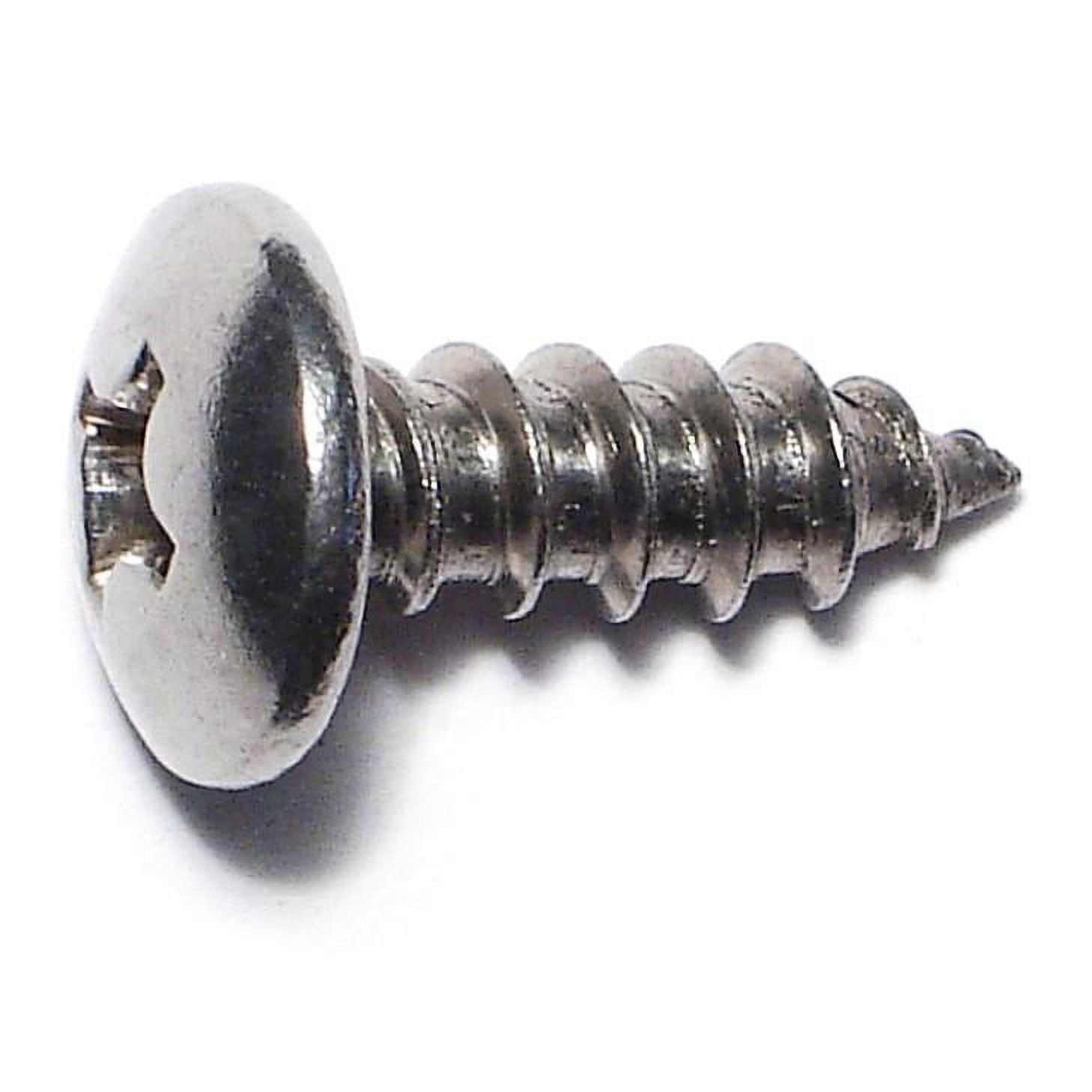 #14 x 3/4" 18-8 Stainless Steel Phillips Truss Head Sheet Metal Screws ...