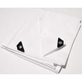 14' x 30' White Heavy Duty Waterproof 12 mil Poly Tarp with Grommets ...