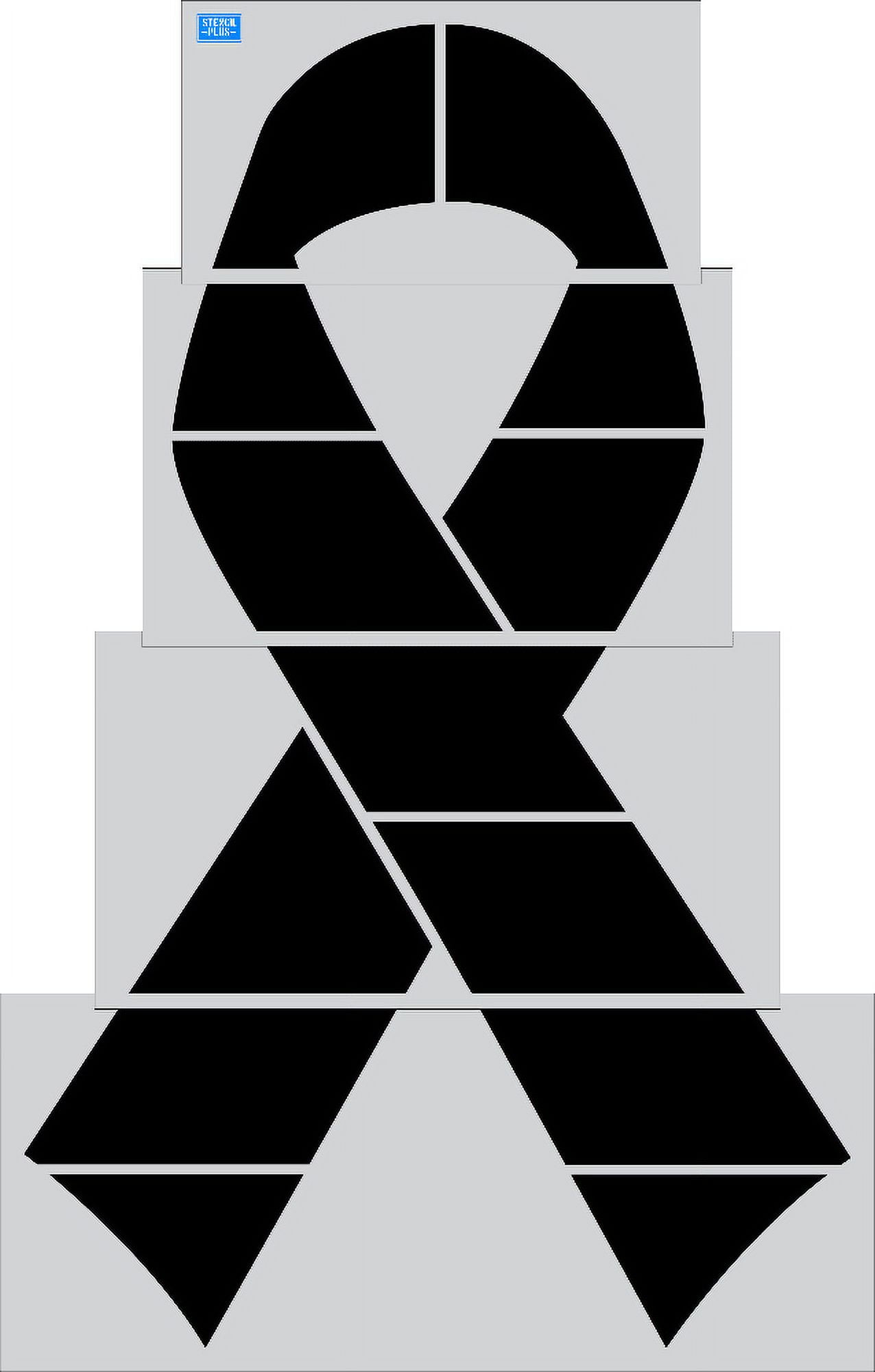 14' x 8.75' Awareness Ribbon 4 pcs Athletic Marking Track & Field ...