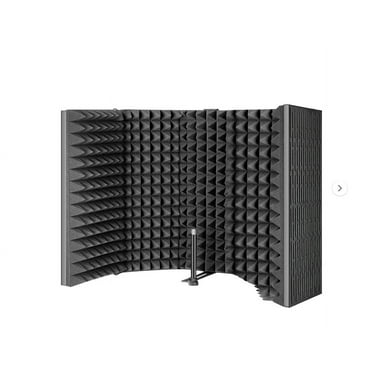 Microphone Isolation Shield, 360° Soundproof Studio Equipment for Blue ...