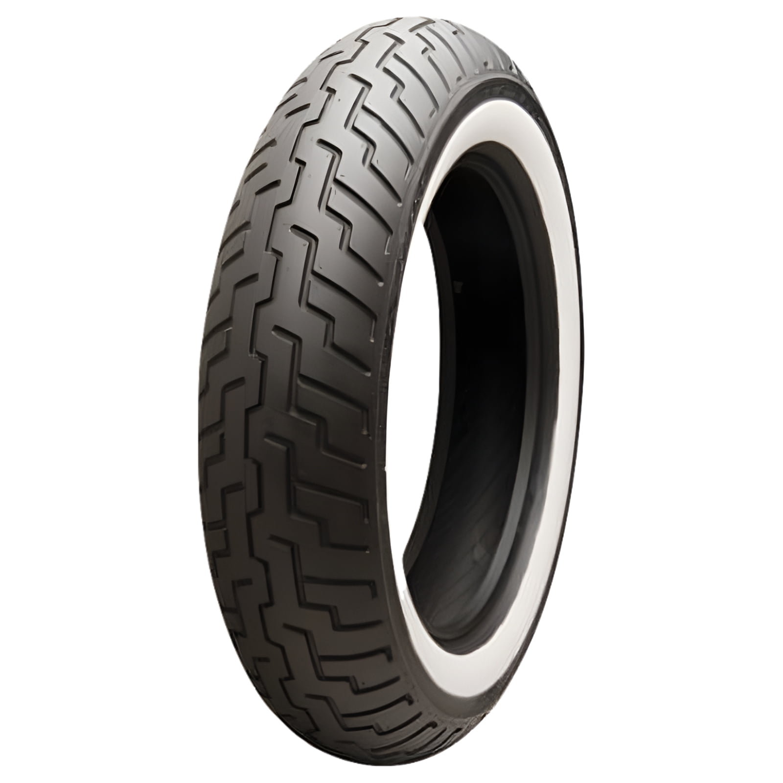 140/80-17 (69H) Dunlop D404 Front Motorcycle Tire Wide White Wall for ...