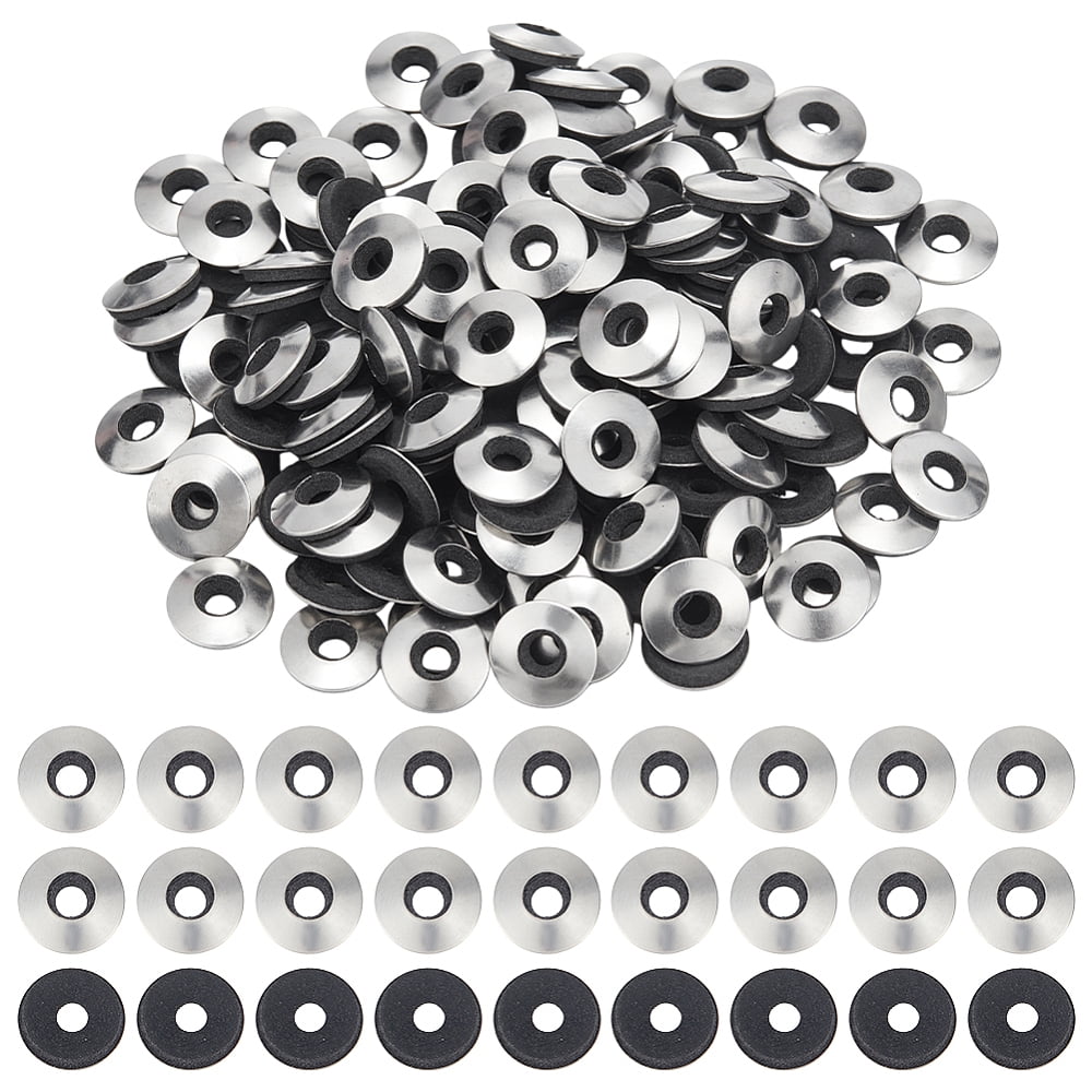 140 Pack Bonded Sealing Washer 0.5x0.1 Inch EPDM Rubber Washer Screw ...