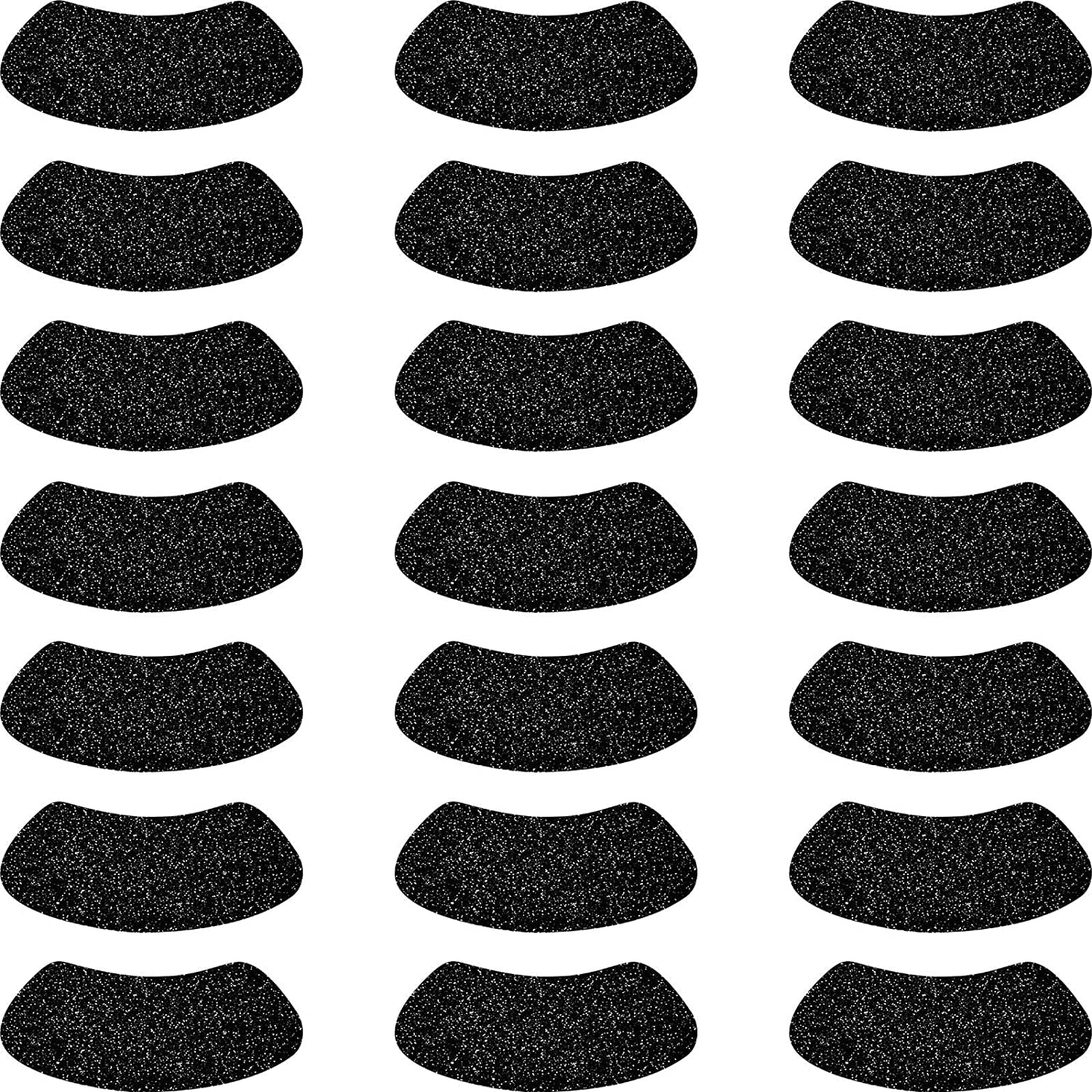 140 Pairs Black Eye Sticker Sports Glitter Eye Black Strips Adhesive ...
