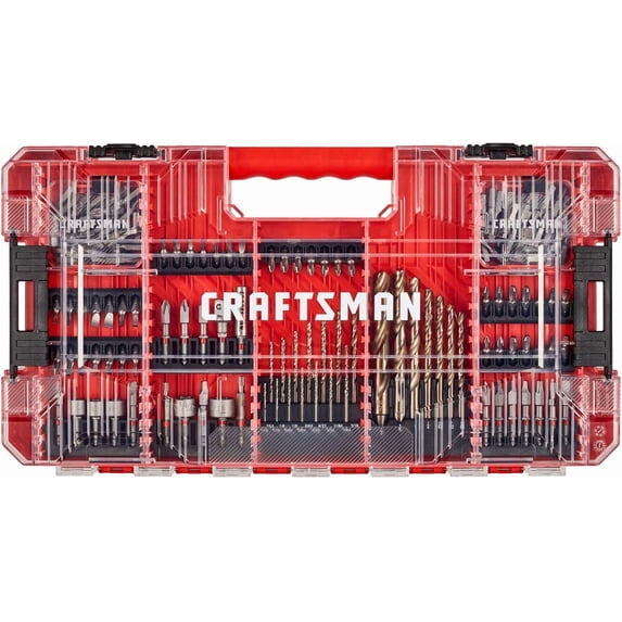 140 Pc Impact Driver Bit Set, Steel, Black Oxide Coated Impact Drill ...