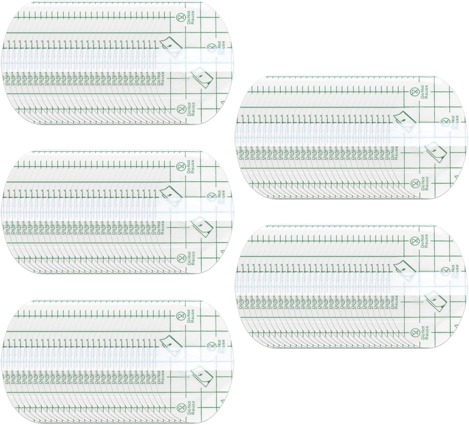 140 Pcs Waterproof Ear Stickers, Hypoallergenic L-Size Disposable ...