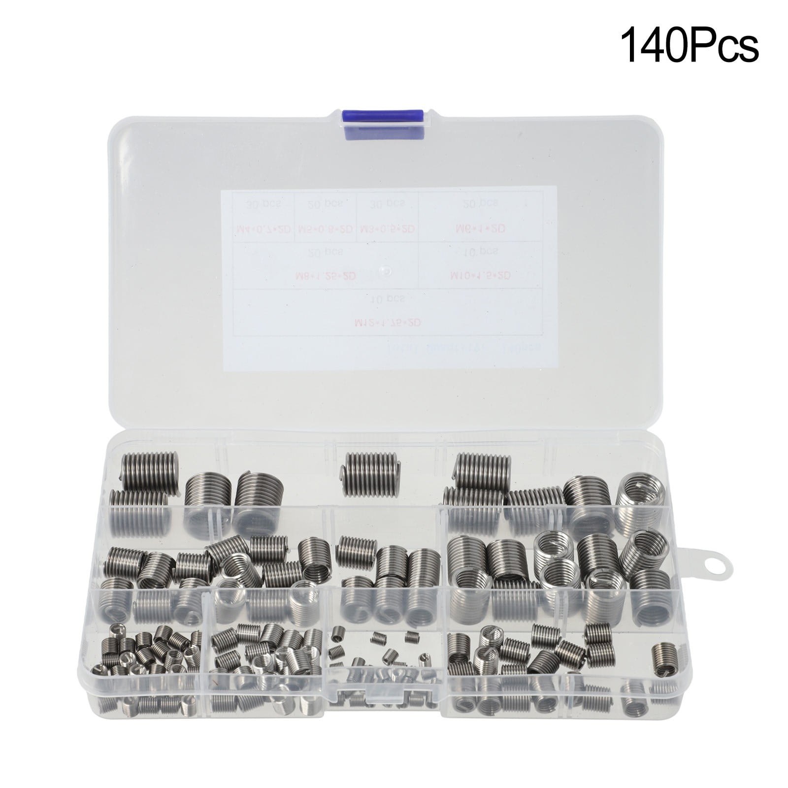 140 Pieces Metric Thread Repair Kit for M3 M5 M6 M8 M10 Stainless Steel ...