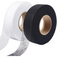 140 Yards Iron on Hemming Tape 2 Rolls 3cm Wide Adhesive No Sewing Gluing Fabric Fusing Hem Web ...