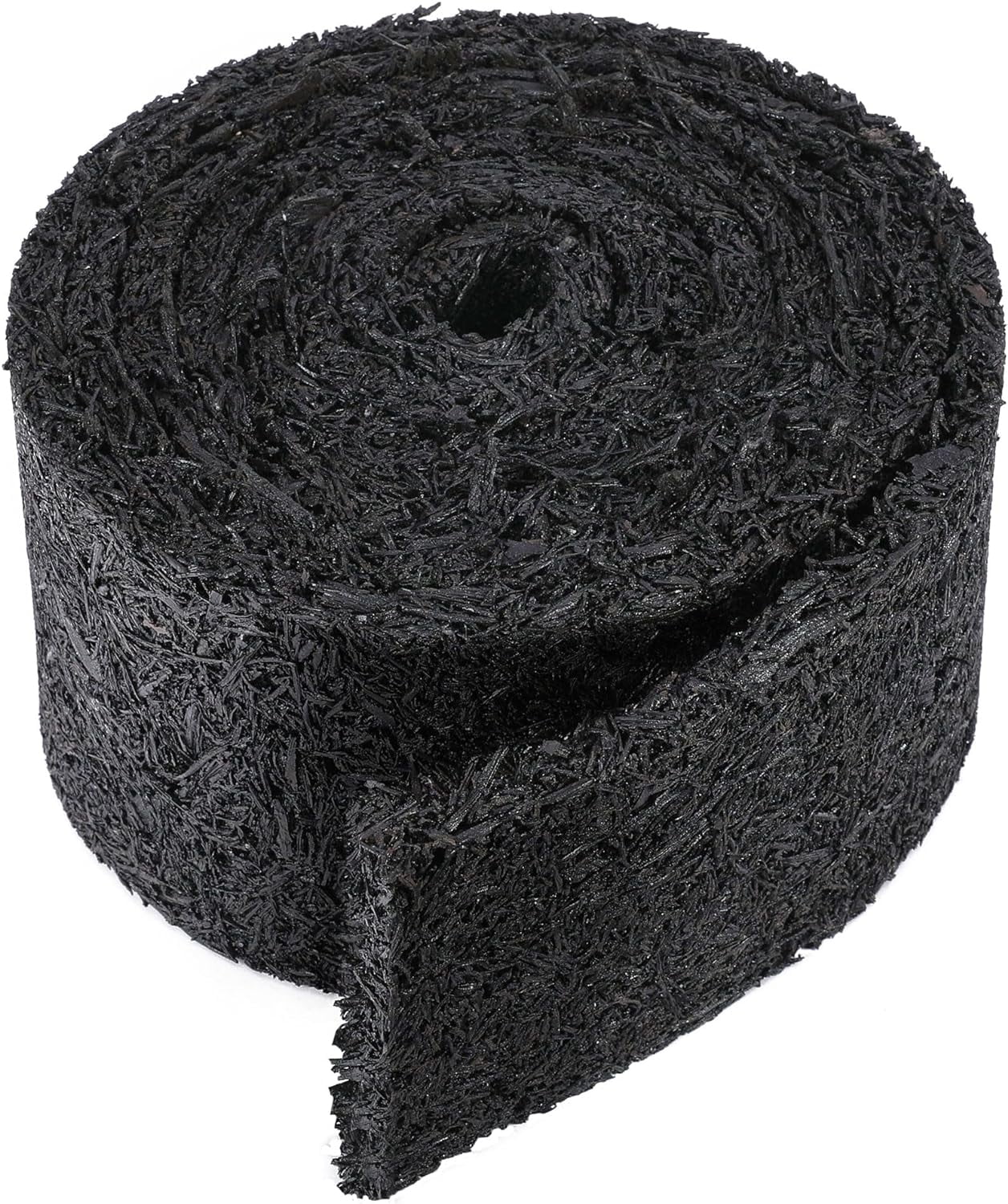 140" x 5.5" Rubber Mulch Roll for Landscaping-Permanent Garden Mulch ...