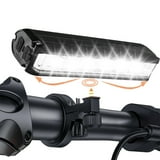 1400 Lumens Bike Lights, USB Charging Ultra Bright LED Night Riding ...