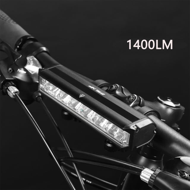 1400 Lumens Bike Lights, USB Charging Ultra Bright LED Night Riding ...