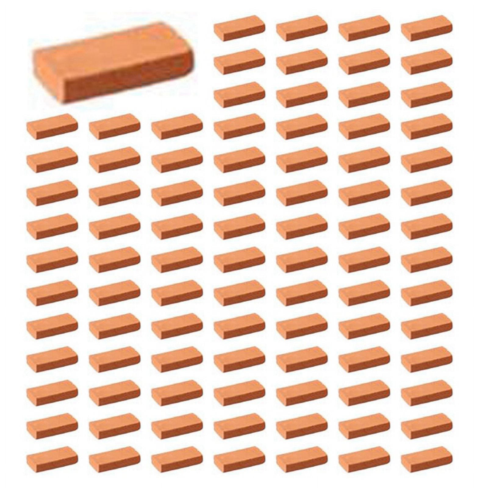 1400 Pieces Mini Bricks for Landscaping Miniature Bricks Brick Wall ...