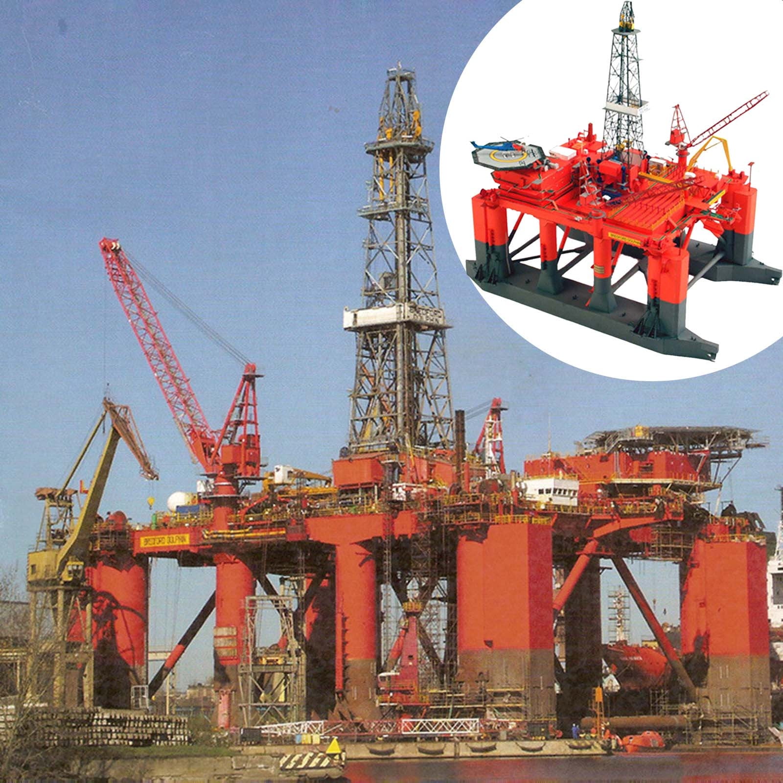 1400 Scale Semi Submersible DIY Paper Craft Model Kit for Adults and ...