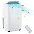 14000 BTU Portable Air Conditioner, 3 in 1 Movable AC Unit with ...