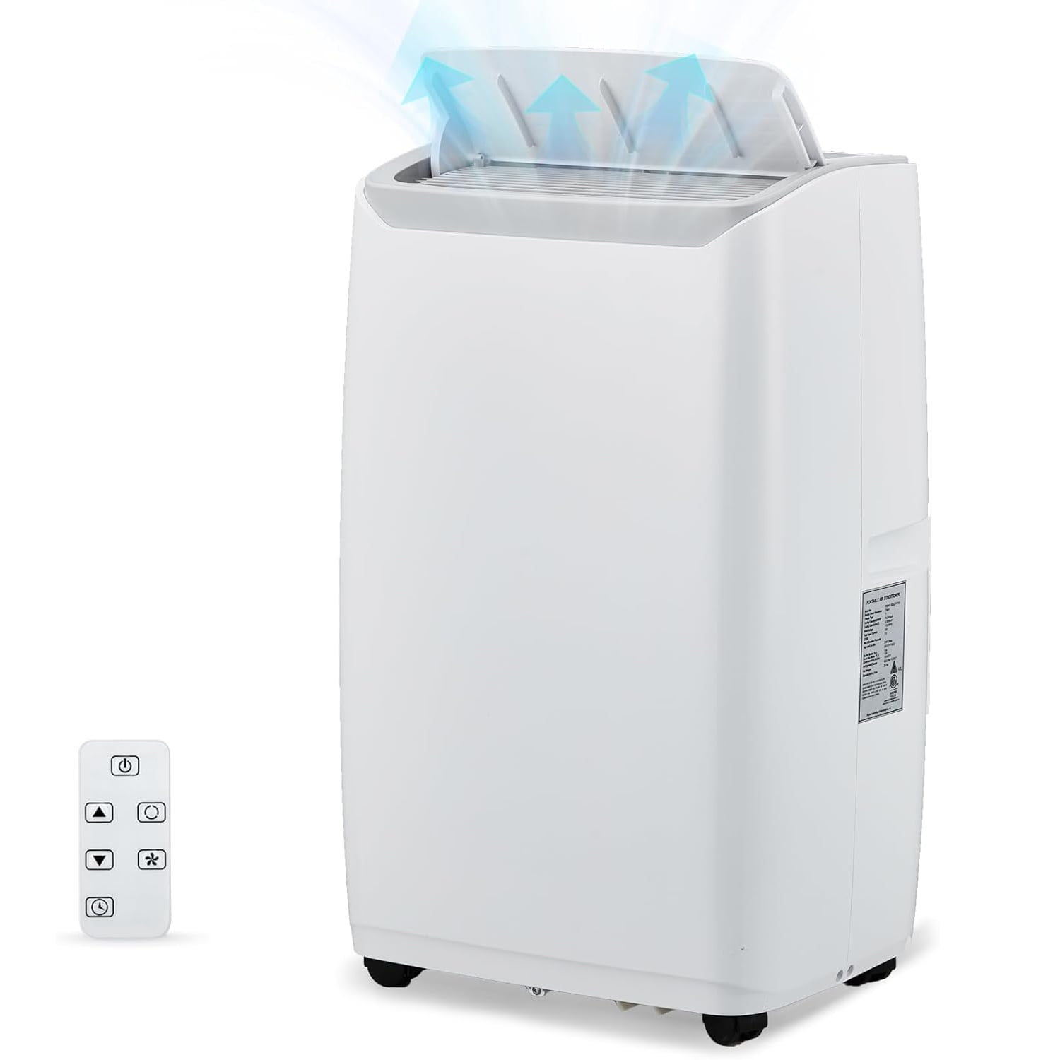 14000 BTU Portable Air Conditioner - Easy to Move AC Unit for Rooms up ...