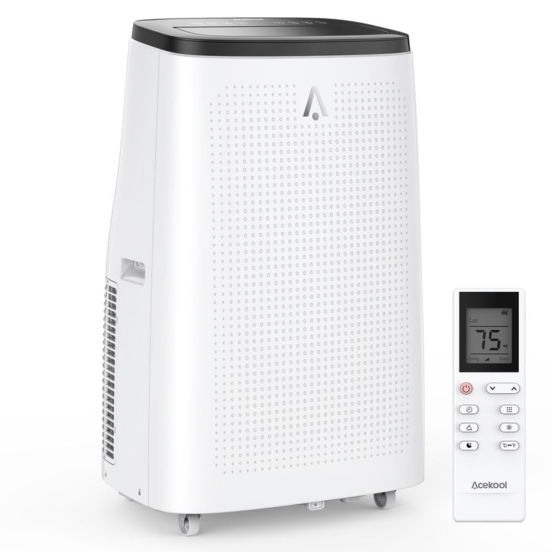 14000Btu Portable Air Conditioner with Remote Control,Quiet AC Unit ...