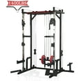 1400LBS Capacity Power Cage Rack, Professional Home Gym Equipment with ...