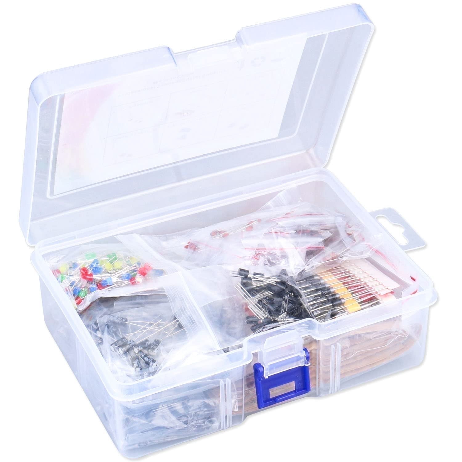 Giphtpoeet 1400Pcs Basic Electronics Component Kit, Electronics ...