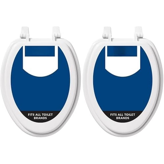 1400TTA Economy Durable Wood Toilet Seat, Made in USA, Elongated, White ...