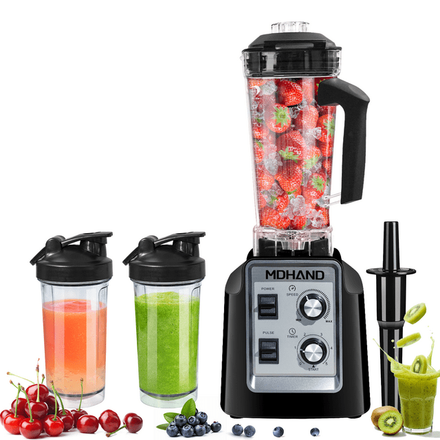 1400W Blenders for Kitchen, Professional Smoothie Blender with 68oz ...