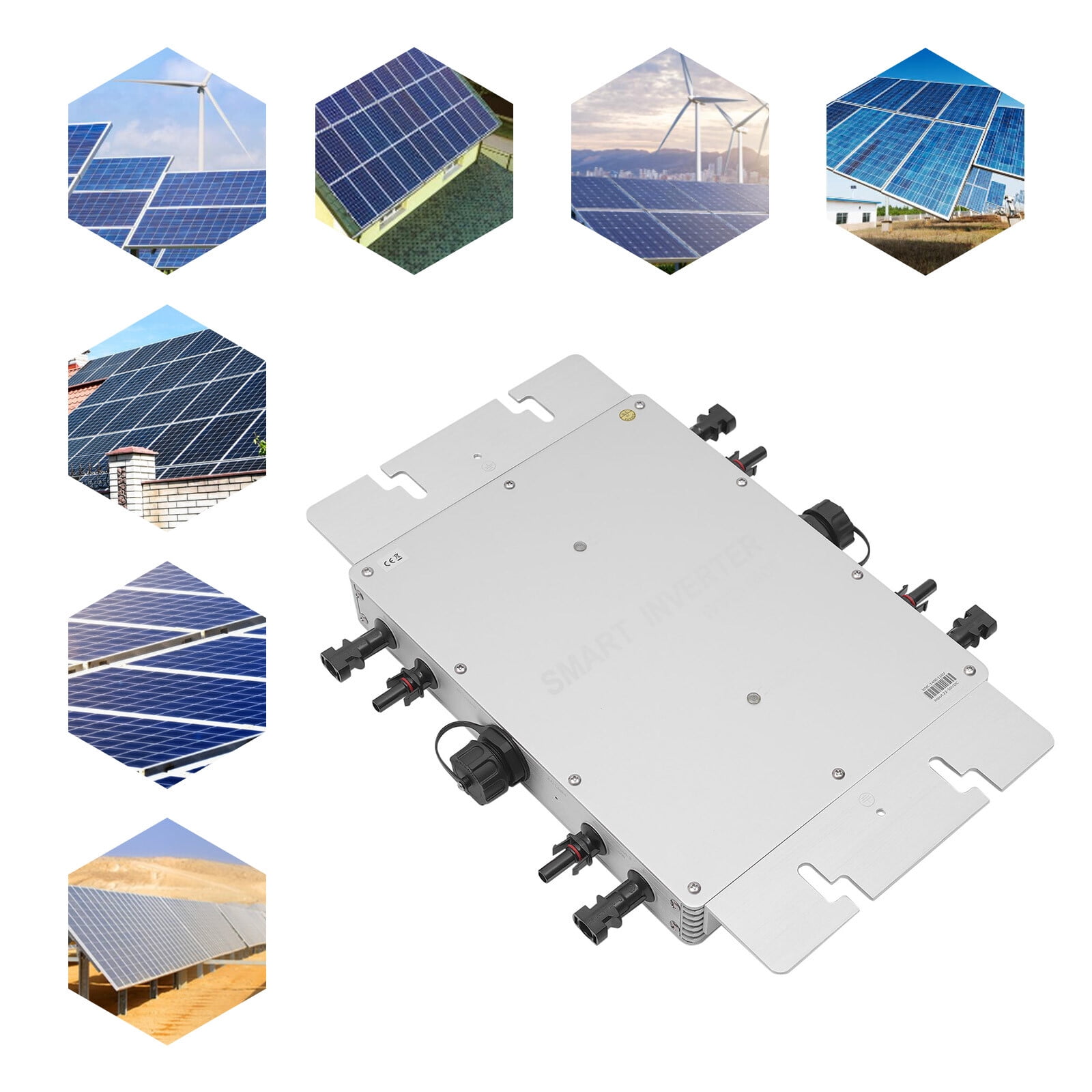 1400W Solar Grid Tie Inverter Microinverter Waterproof Self Cooling ...