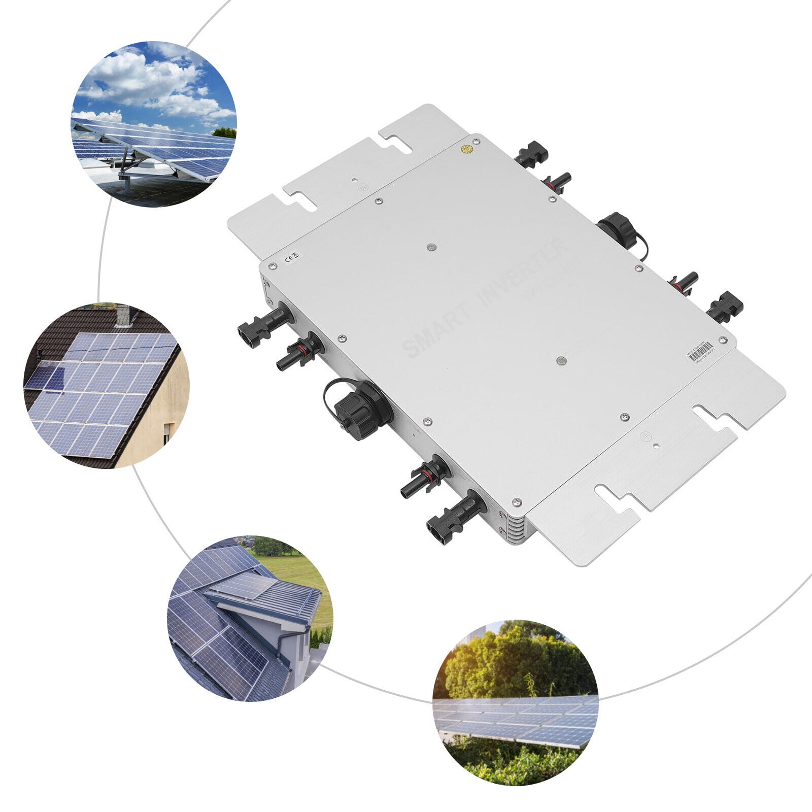 1400W Solar Grid Tie Micro Inverter Grid Tie&Off-grid DC to AC 110V ...