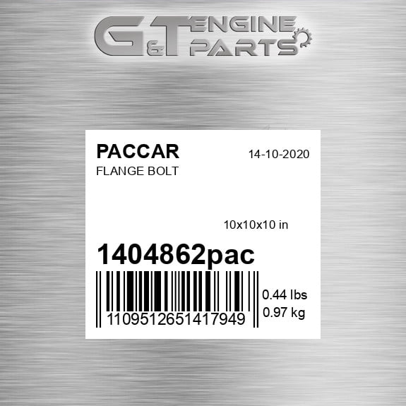 1404862PAC FLANGE BOLT fits Paccar (New OEM) - Walmart.com
