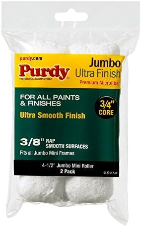 140624052 Jumbo Mini Ultra Finish Roller Replacements, 2-Pack, 4-1/2 ...