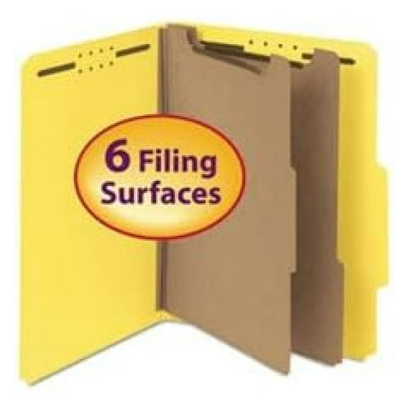 14064 Pressboard Classification Folder 2-Inch Exp. Two Dividers Letter ...
