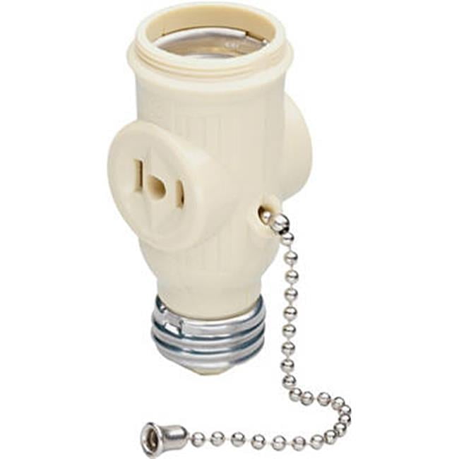 1406ICC10 250W 2 Pole 2 Wire Medium Base Lamp Holder With 2 Outlet ...