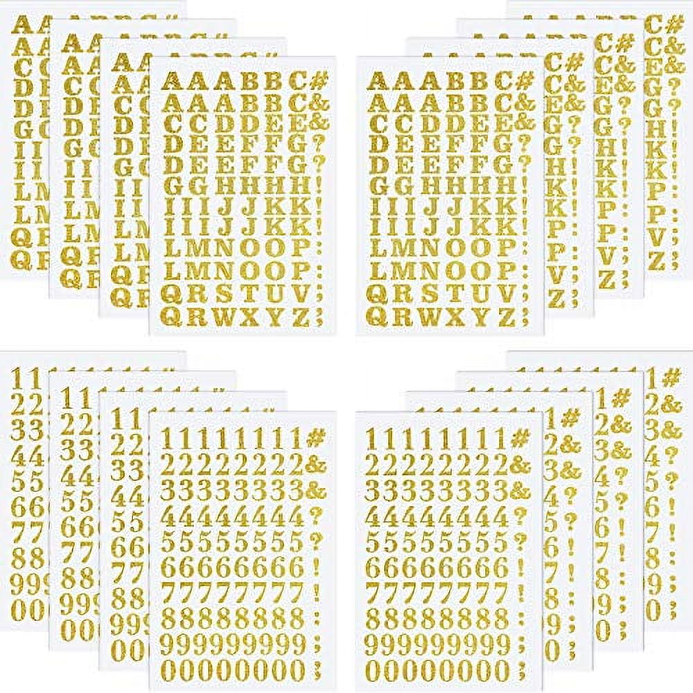 1408 Pieces Iron on Letters and Numbers 0.75 Inch Heat Transfer Letters ...