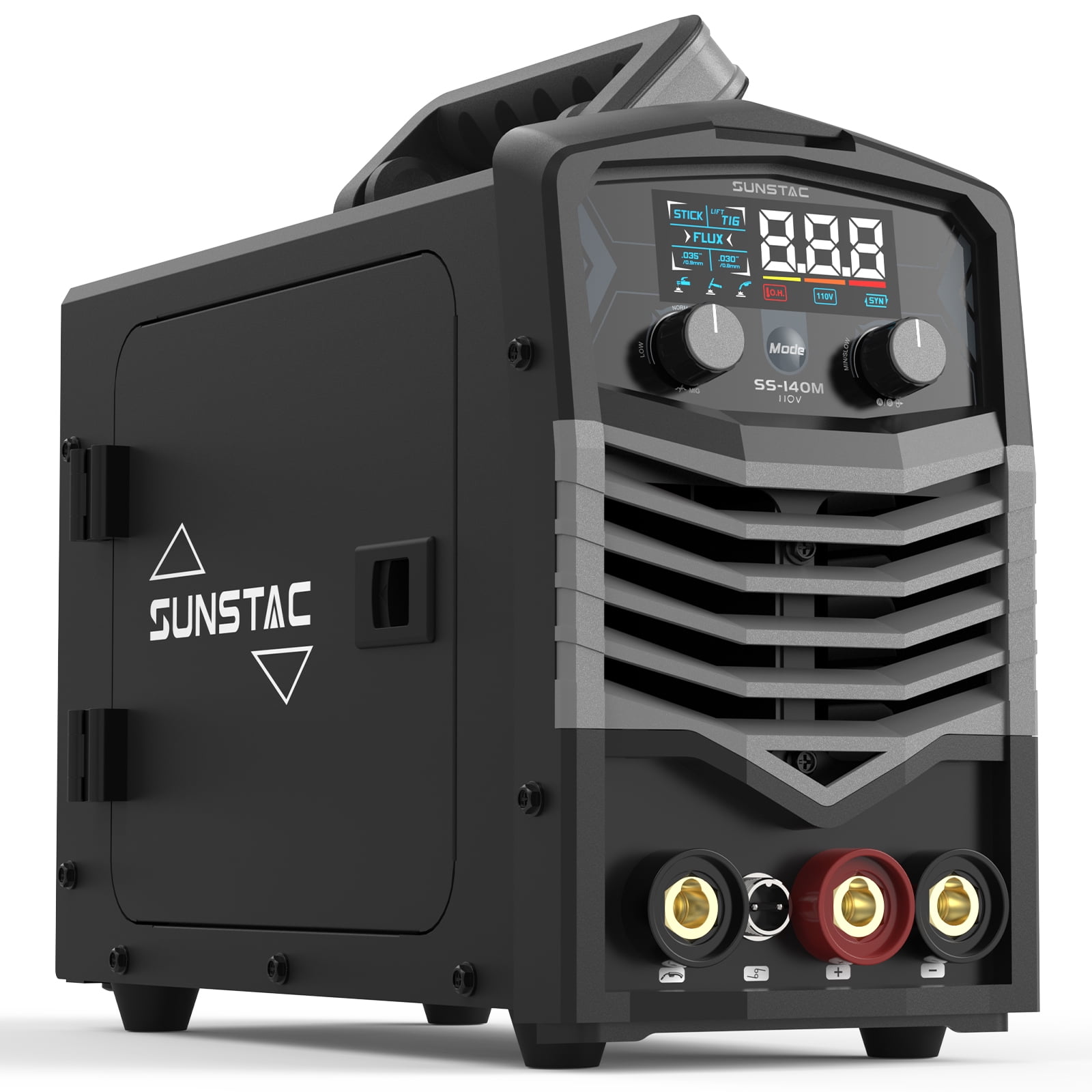 140A Flux Core MIG Welder 110V Gasless Flux Core MIG/Stick Welder/Lift ...